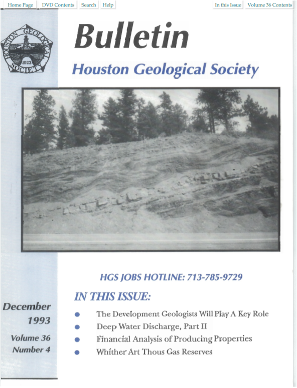 December 1993 | Houston Geological Society