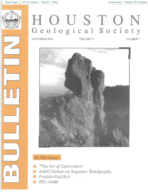 November 1996 | Houston Geological Society