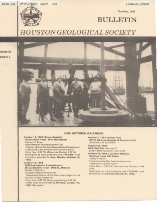 October 1983 | Houston Geological Society