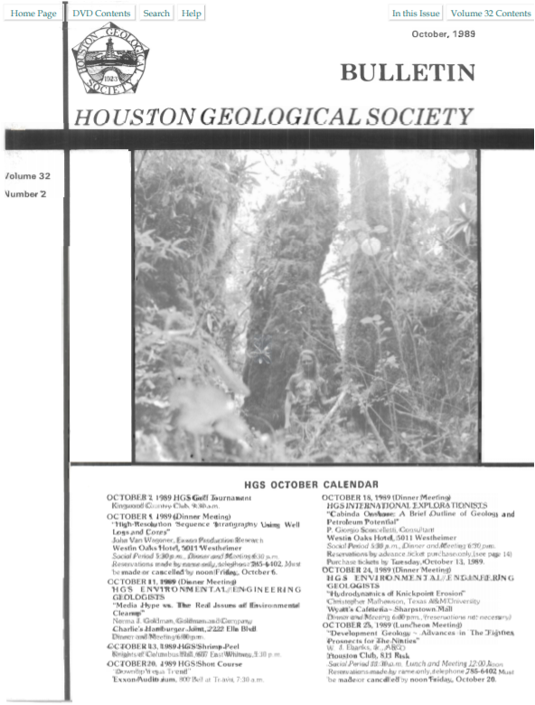 October 1989 | Houston Geological Society
